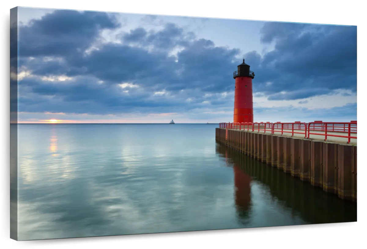 Breakwater Bay Red Milwaukee Lighthouse | Wayfair