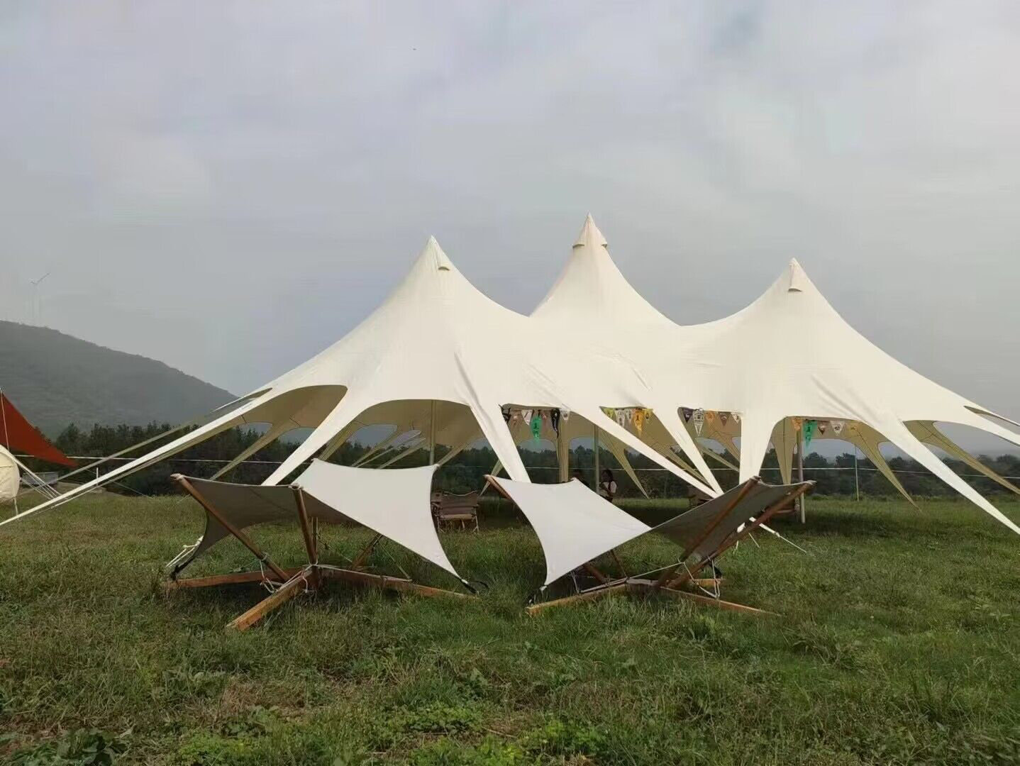godohome SAM&HAIBEI Waterproof Canvas Tarp 289 sq ft - Portable Outdoor ...