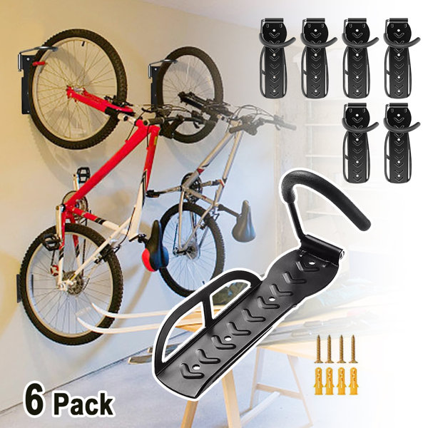 WFX Utility™ Wall Mount Bike Rack, Vertical Bikes Hook For Garage, 180 ...