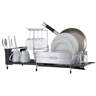 Sabatier Expandable Stainless Steel Dish Rack with Rust-Resistant Soft ...