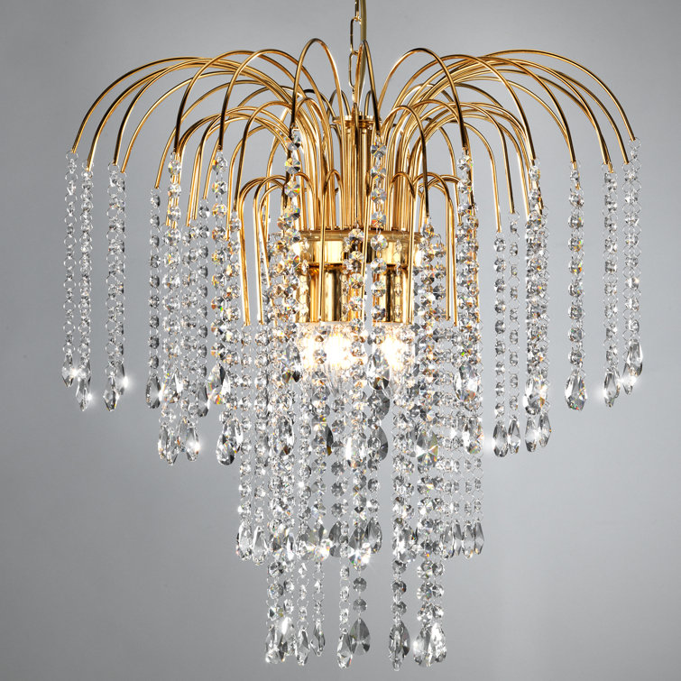 Mercer41 Rines 5 - Light Crystal Chandelier | Wayfair.co.uk