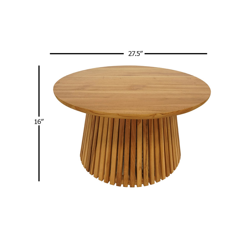 Foundry Select Cape Cod Coffee Table In Natural Finish | Wayfair