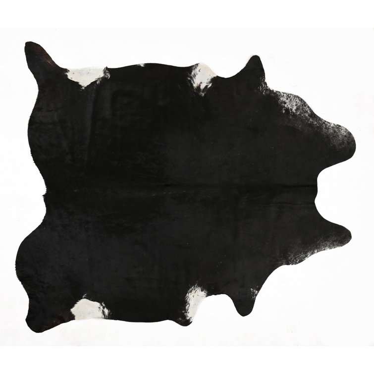 Brambly Cottage Natural Cow Hide -Black | Wayfair.co.uk