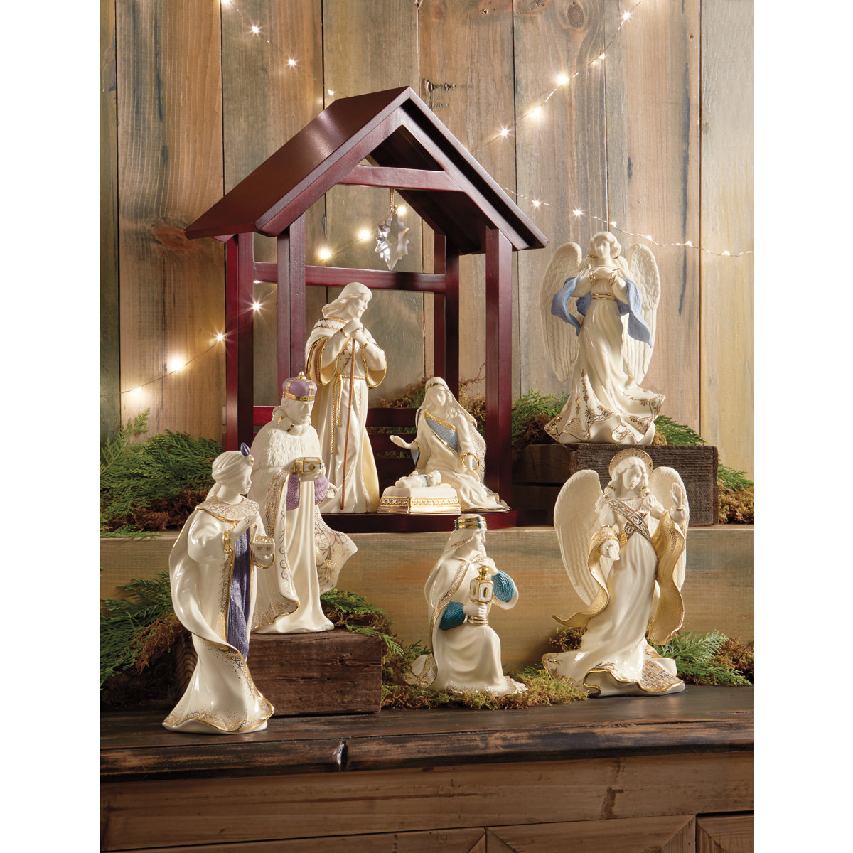 Lenox 10 Piece First Blessing Nativity Set & Reviews | Wayfair