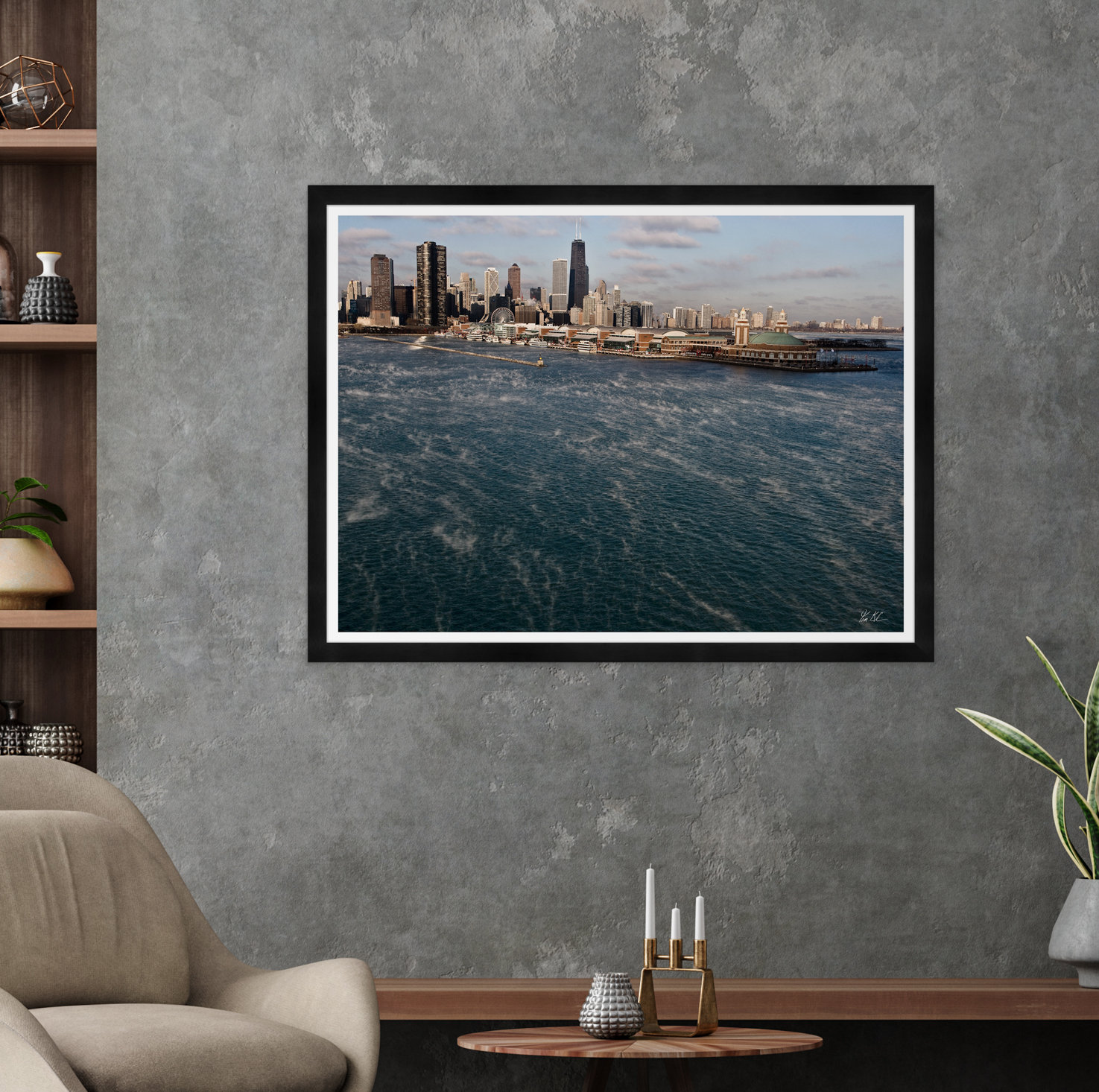 Tim Klein Photography Chicago By Air by Tim Klein - Picture Frame ...