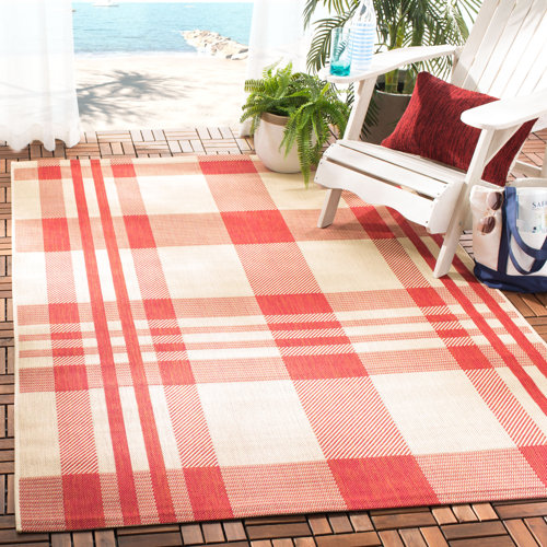 Wayfair | 8' x 10' Red Outdoor Rugs You'll Love in 2024