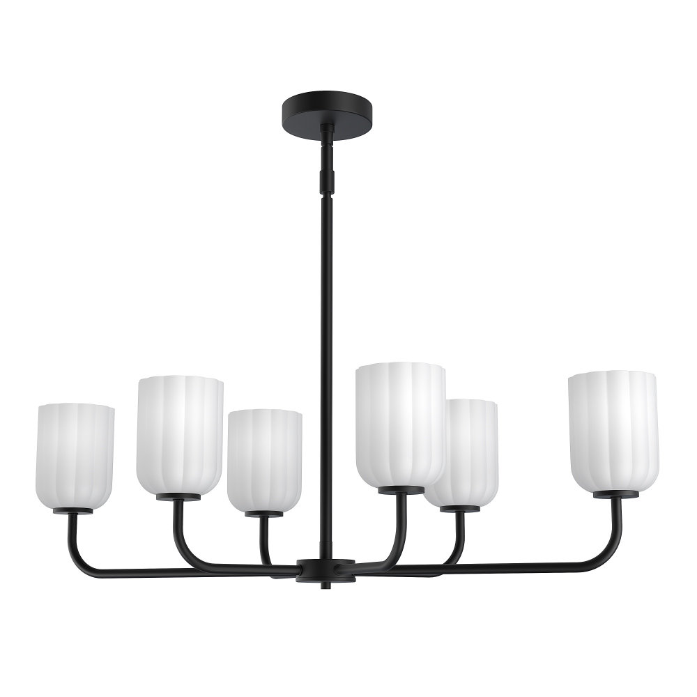 SKYX Platforms Parkmont Plug & Play 6-Light Chandelier in Transitional ...