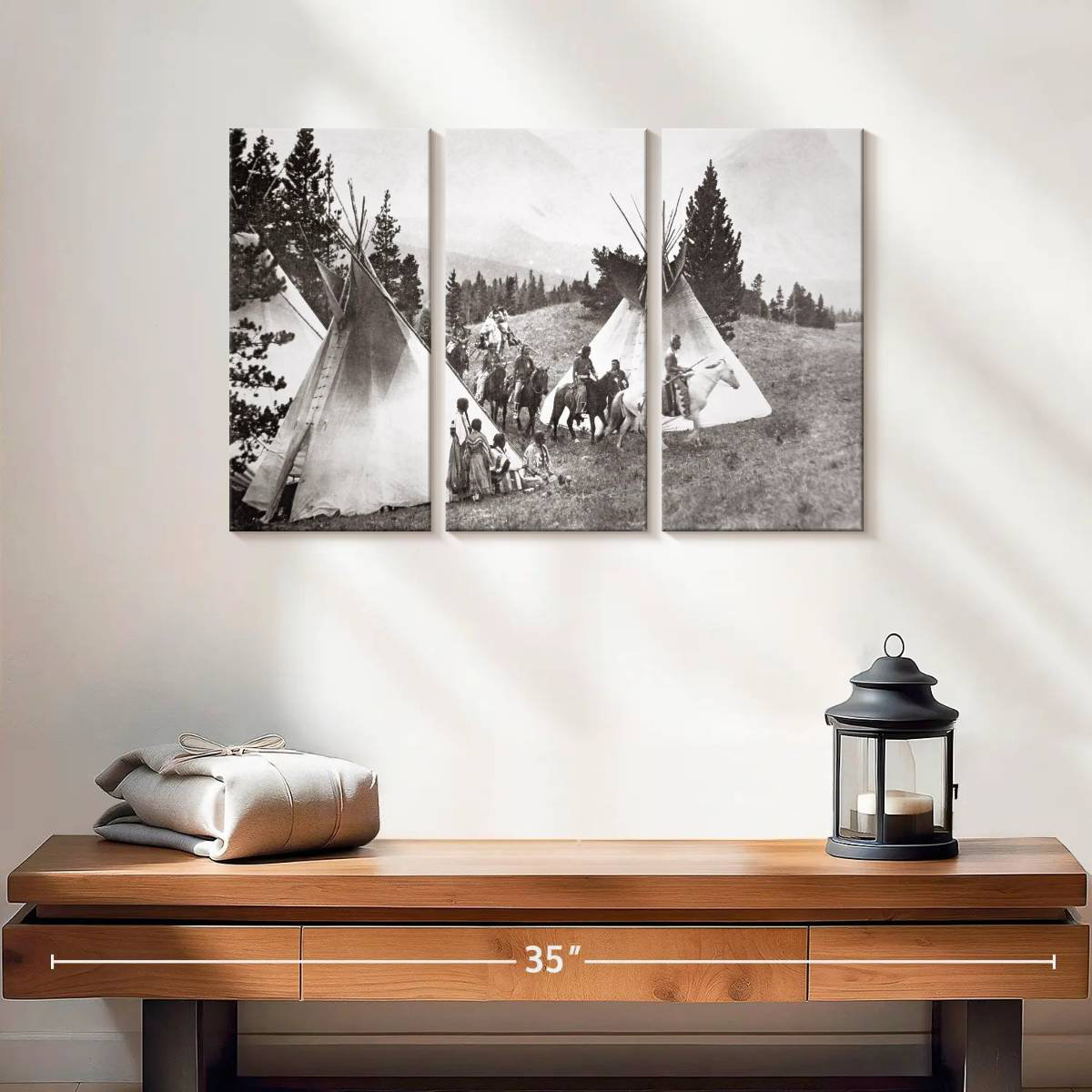 Union Rustic Native American Teepee Camp Montana | Wayfair