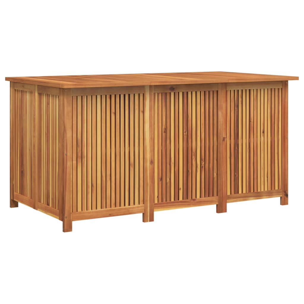 VidaXL Acacia Solid Wood Deck Box in Brown | Wayfair