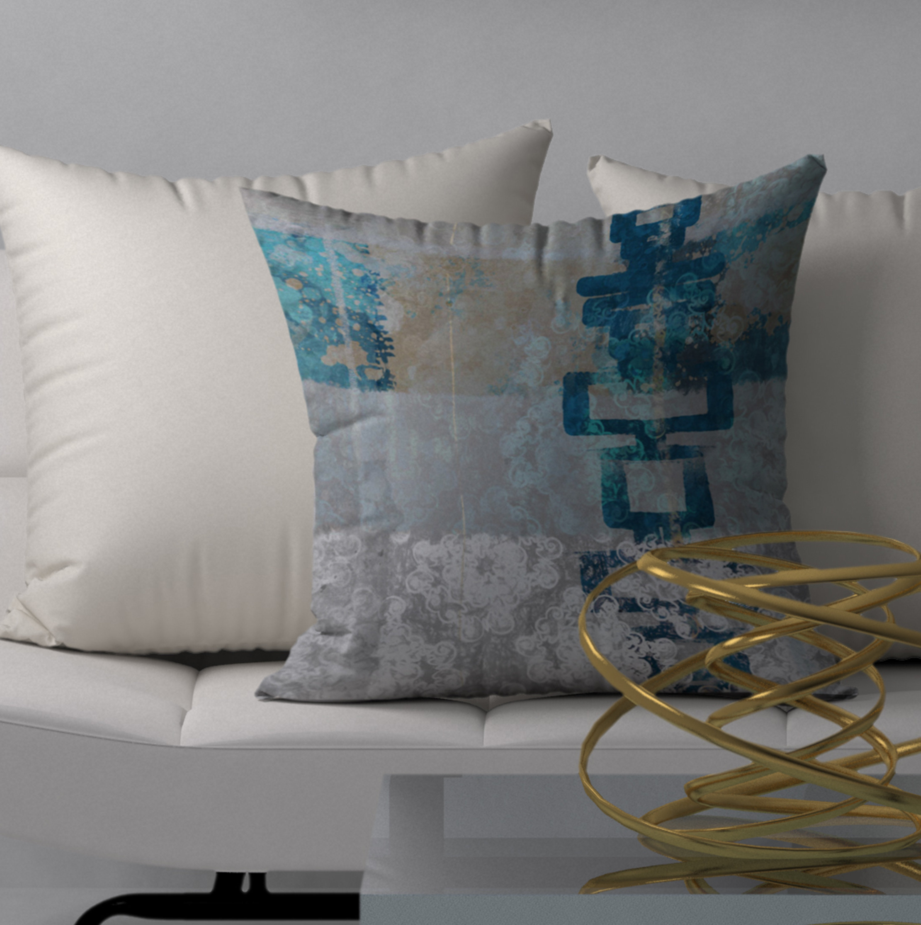 LeRoi Products Prime Unrivalled Decorative Square Pillow Cover & Insert ...
