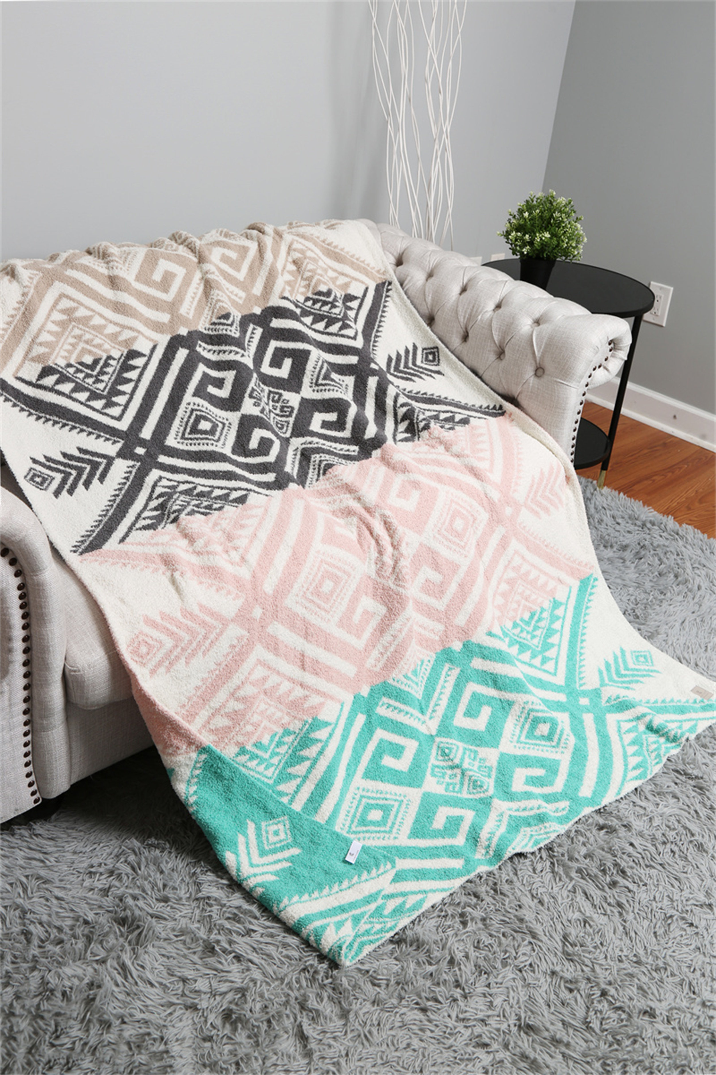COMFYLUXE Tribal Pattern Luxury Soft Throw Blanket - 2 | Wayfair