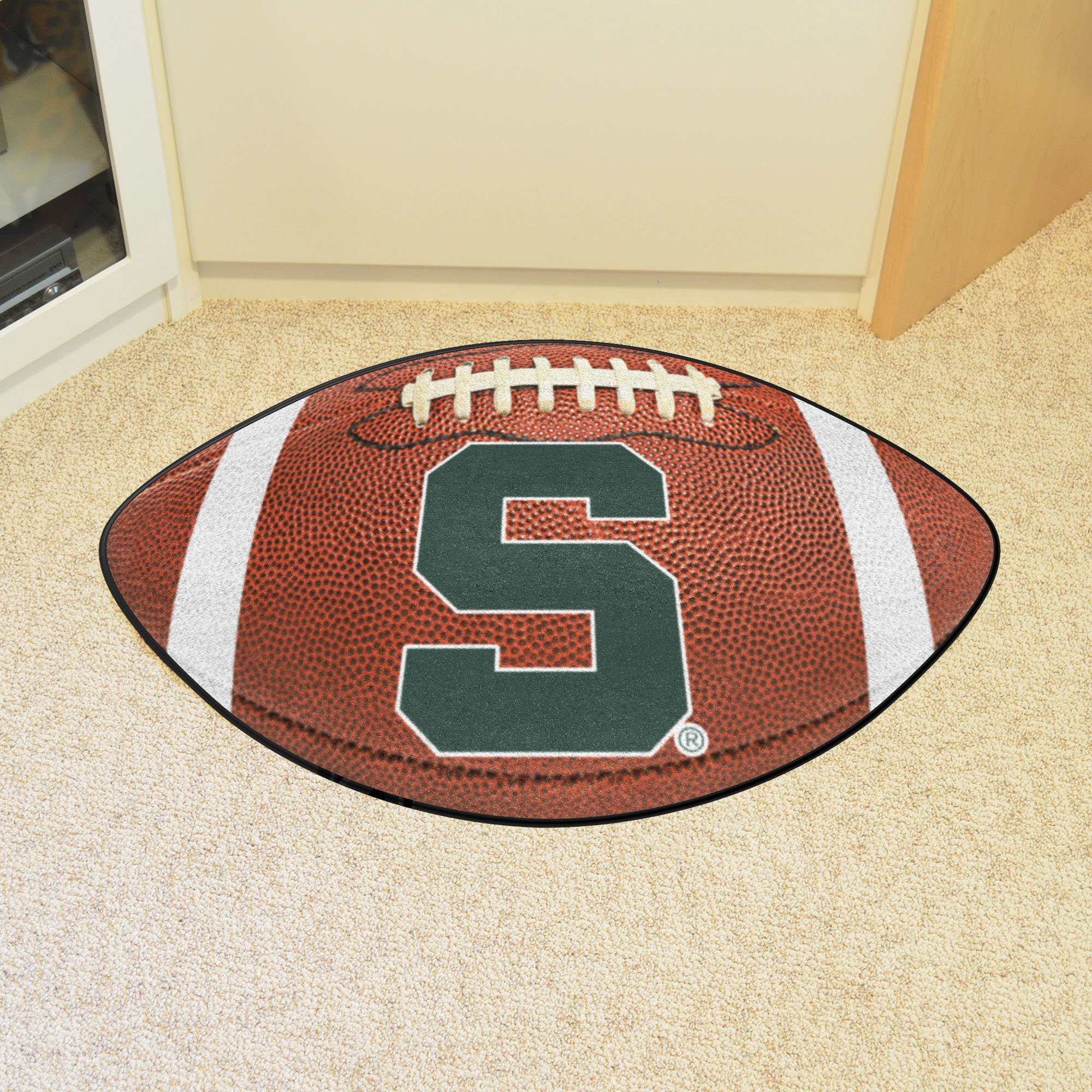 FANMATS Michigan State Spartans Football Rug | Wayfair