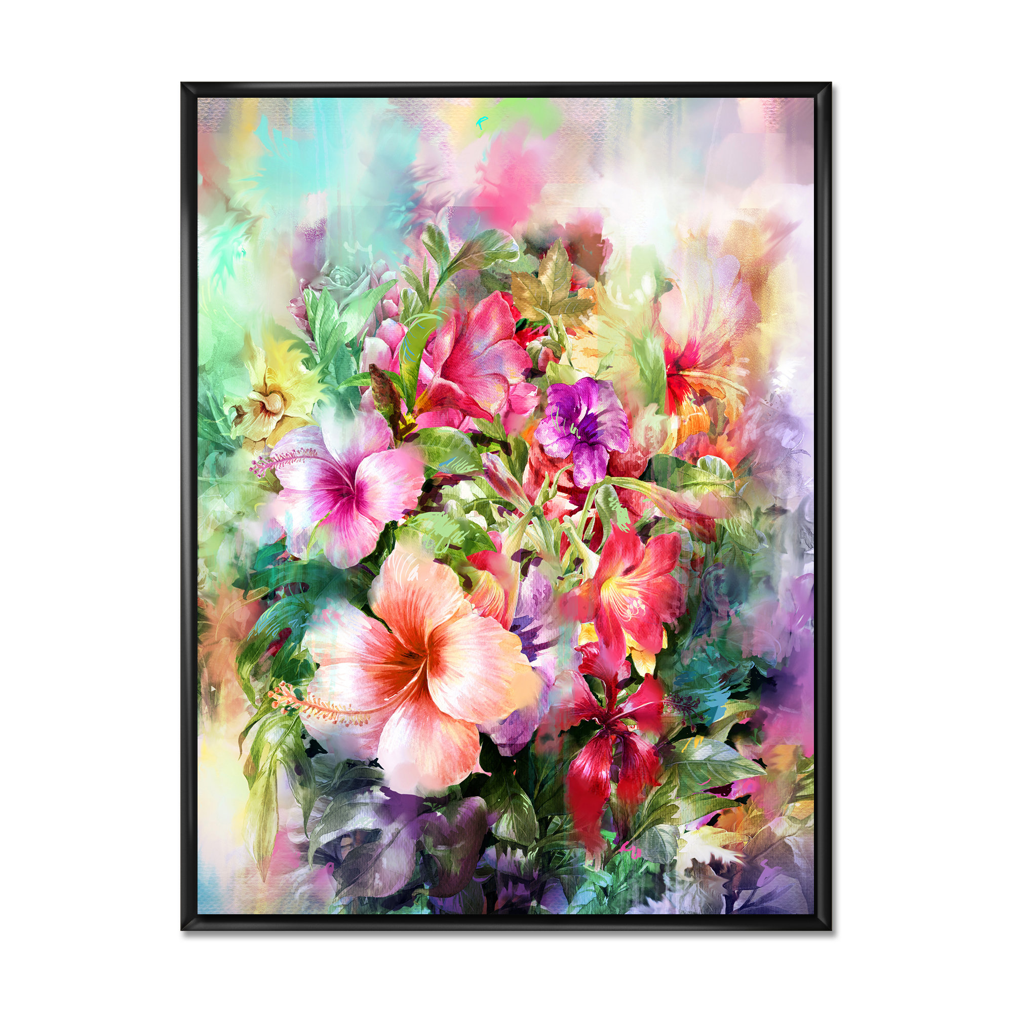 Bay Isle Home Vintage Muticolored Spring Flowers " Vintage Multicolored ...