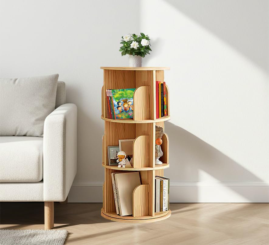 Isabelle & Max™ Spinning Bookshelf Rotating Bookshelf Tower 360 ...