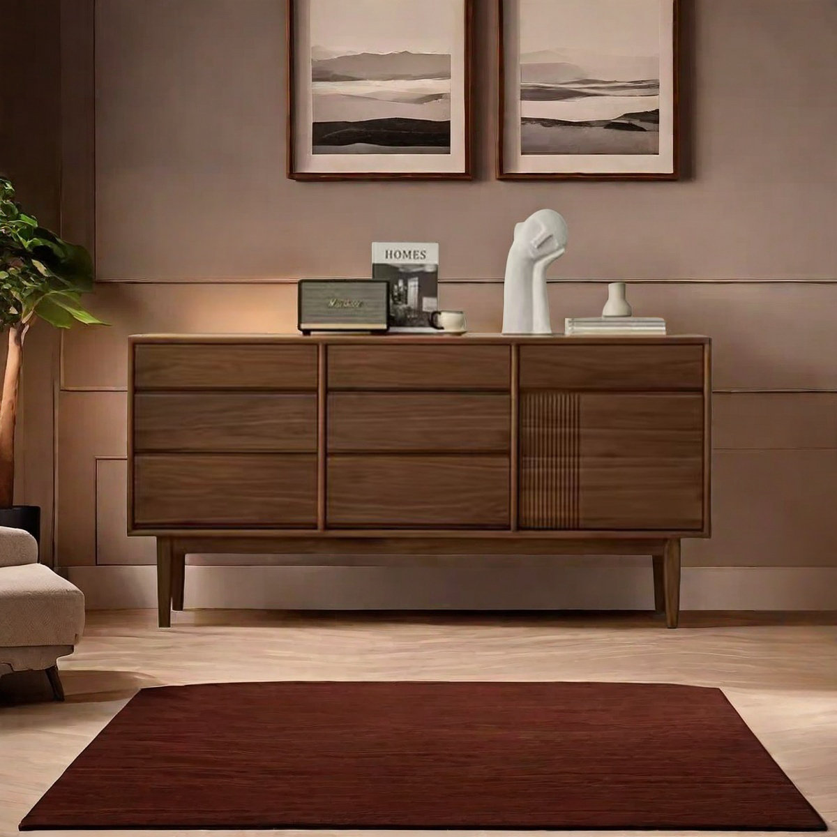 Ruthber Solutions Drawers type storage cabinet sideboard cabinet | Wayfair