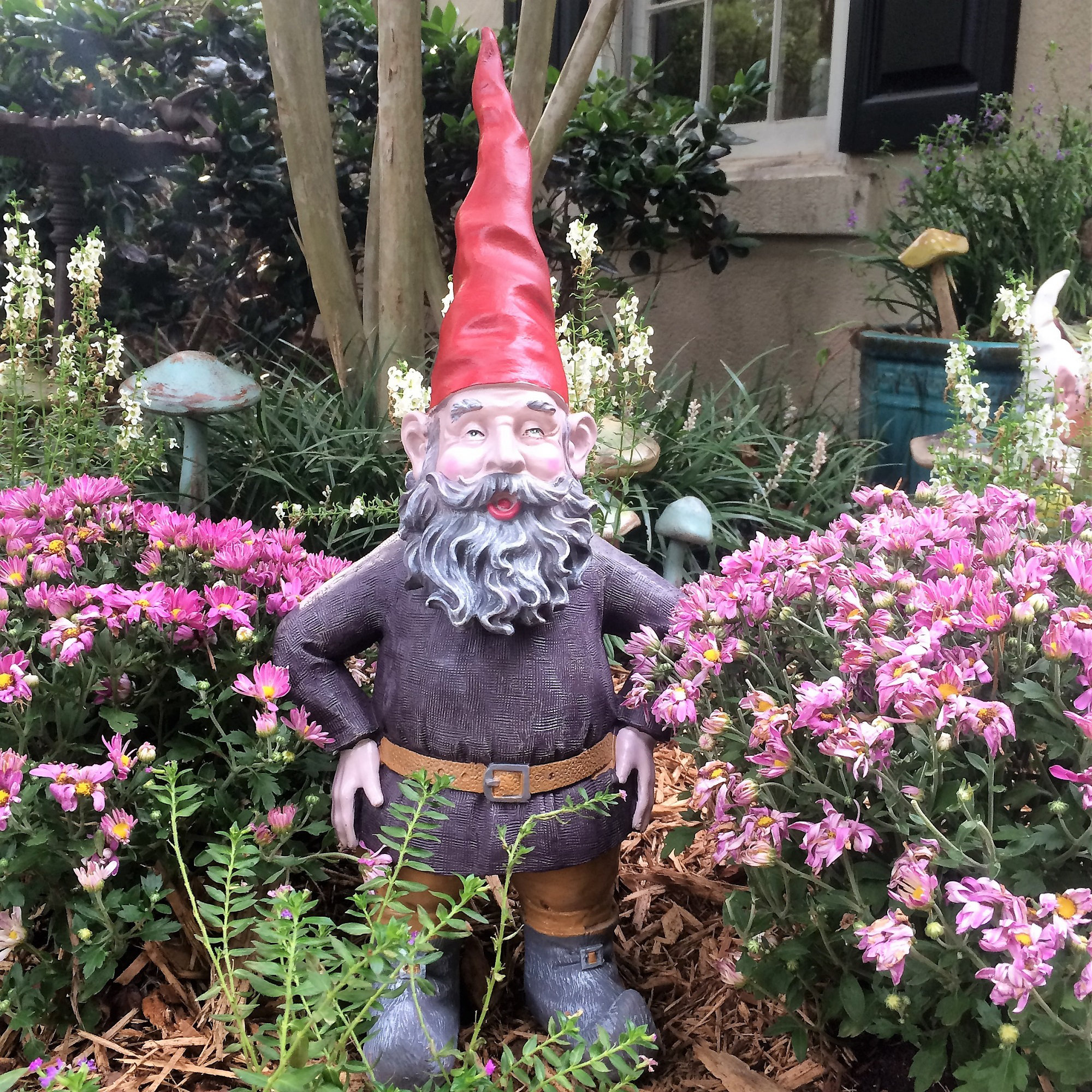 HomeStyles Old World Gnomes Merlin the Wizard Gnome Garden Statue ...