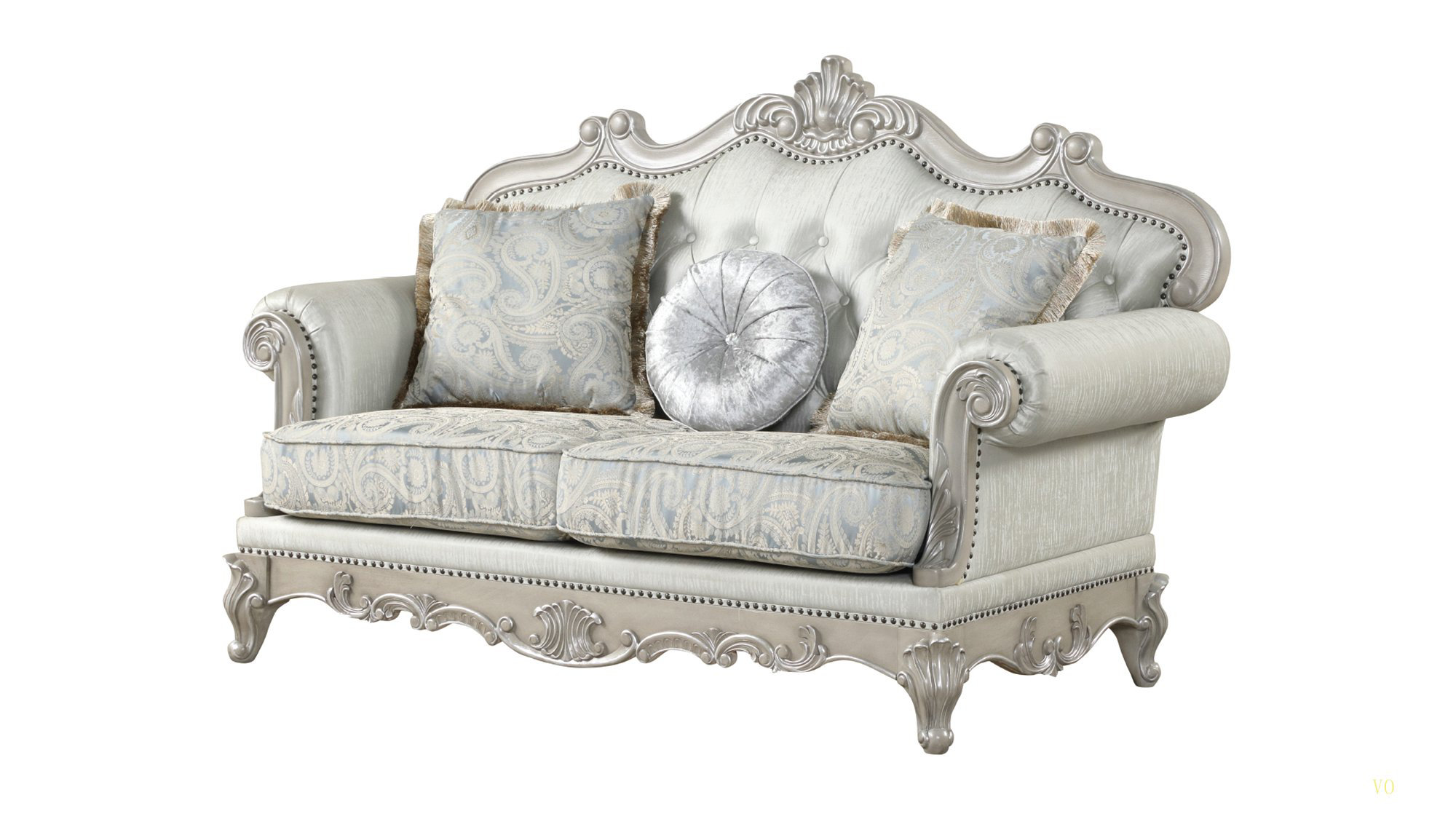 Hokku Designs Tuscan Traditional Style Sofa Made With Wood | Wayfair