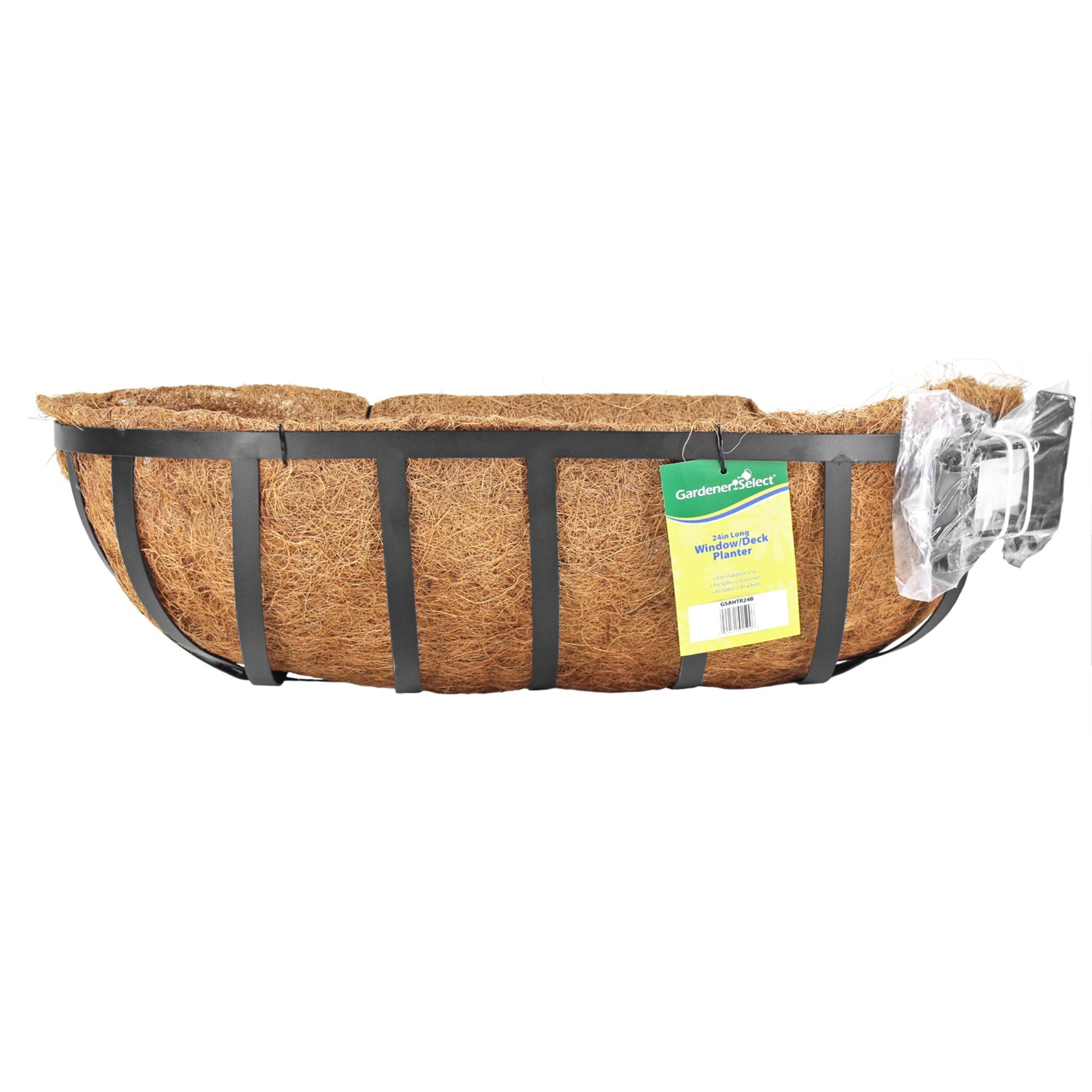 August Grove® Horse Trough Planter, Black, 24-Inch | Wayfair