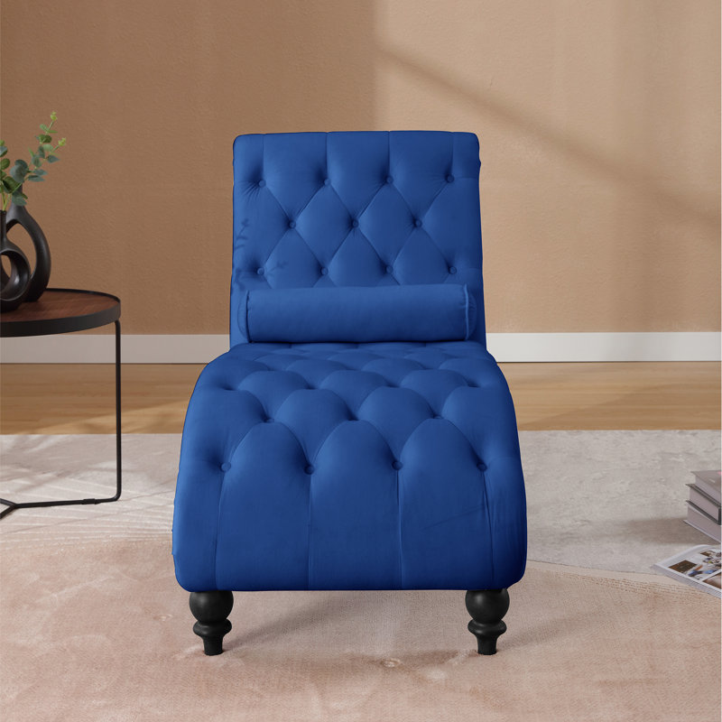 Alcott Hill® Velvet Chaise Lounge | Wayfair