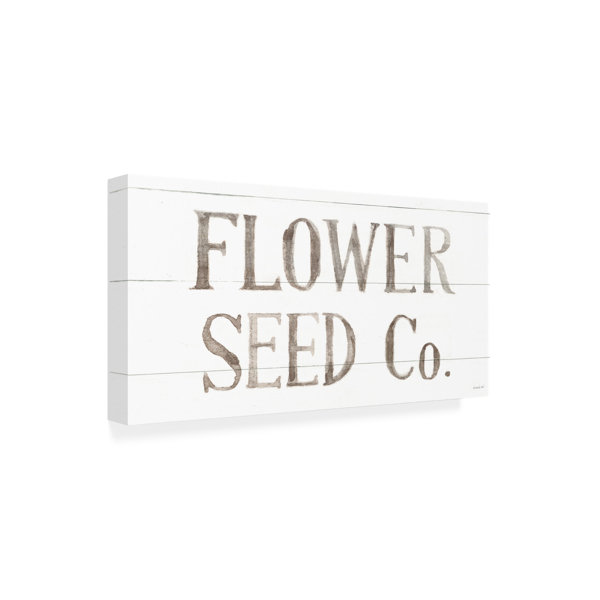 Trinx " Homegrown Summer Sign III " by Danhui Nai - Wayfair Canada