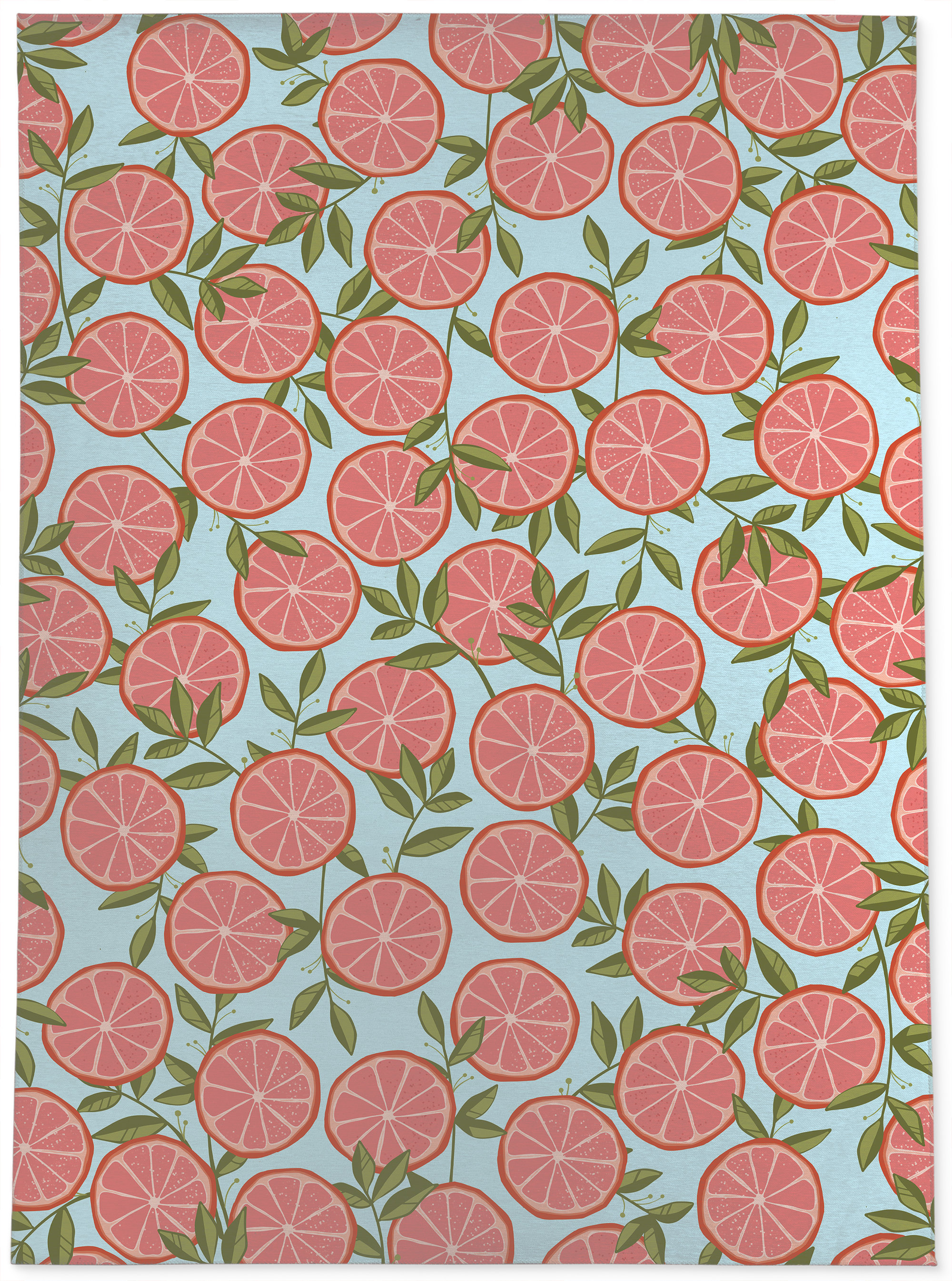 Laurel Foundry Modern Farmhouse Margo Ruby Grapefruit Kitchen Mat ...