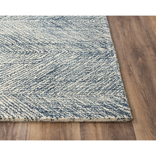 Millwood Pines Morecambe Wool Chevron Rug & Reviews | Wayfair