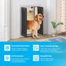 TABU 13.77'' W x 17.32'' H Aluminum Door Mounted Pet Door,Single ...