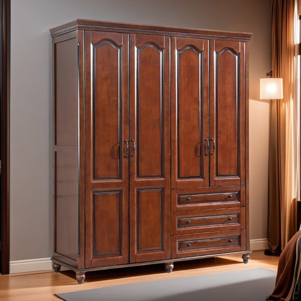 Parttlion American style country retro wardrobe | Wayfair