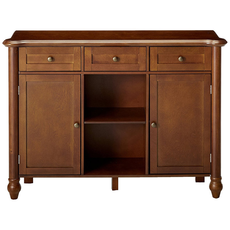 Charlton Home® Raub Wood Sideboard Buffet Cabinet Console Table ...