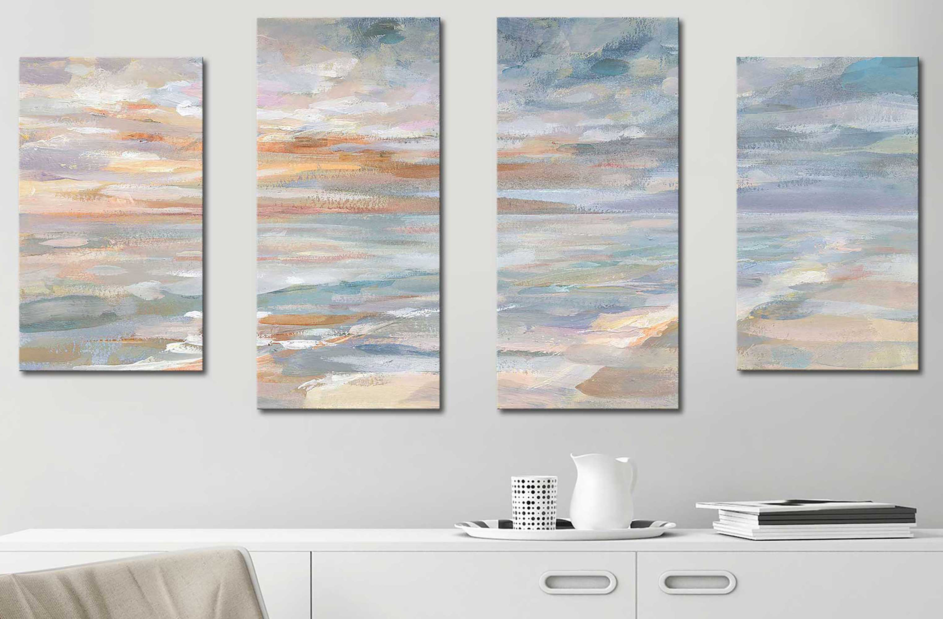 Rosecliff Heights Morning Dream by Danhui Nai - 4 Piece Wrapped Canvas ...