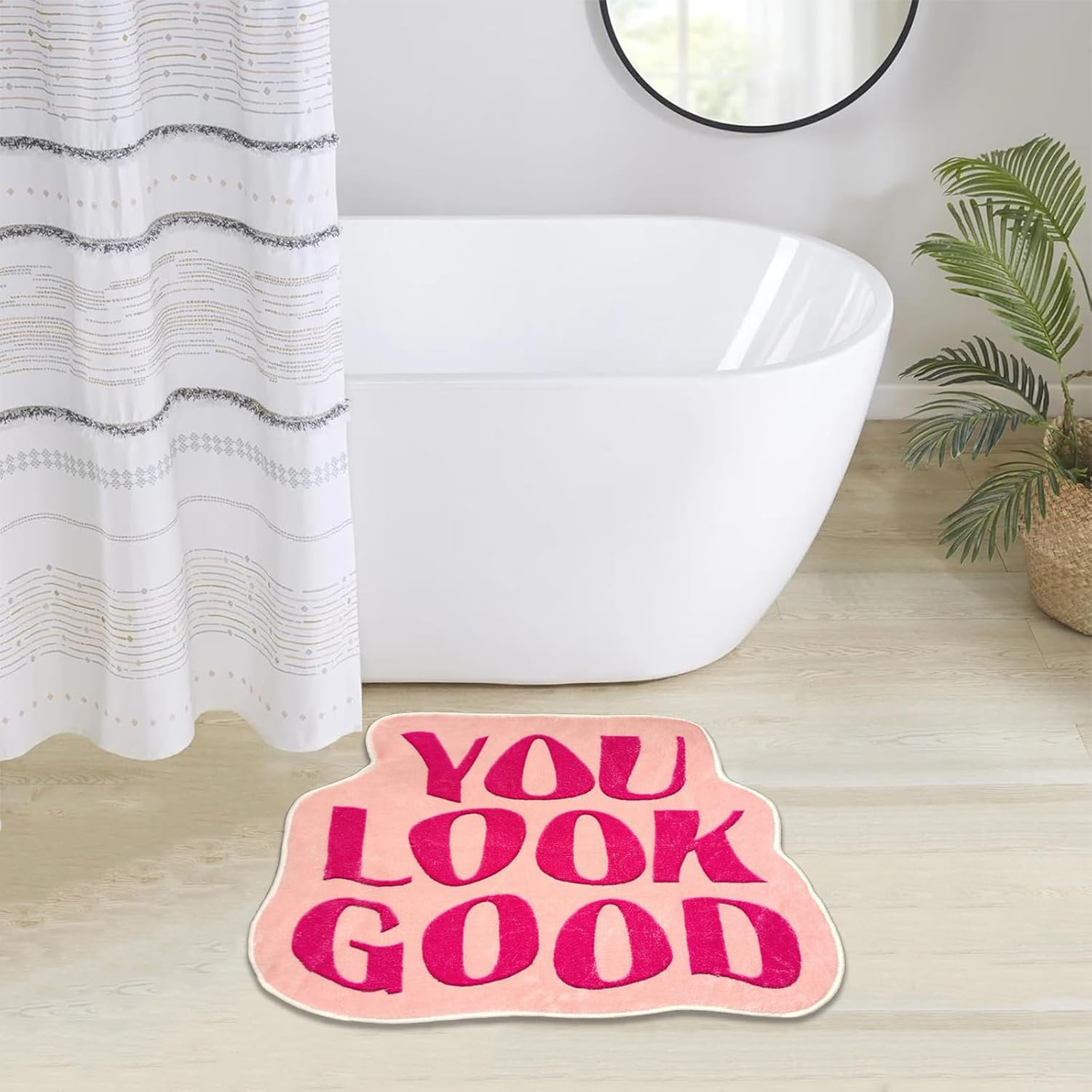 Trinx Bath Mat Pink Small Bathroom Rug For Girl Bathroom Décor Non Slip ...