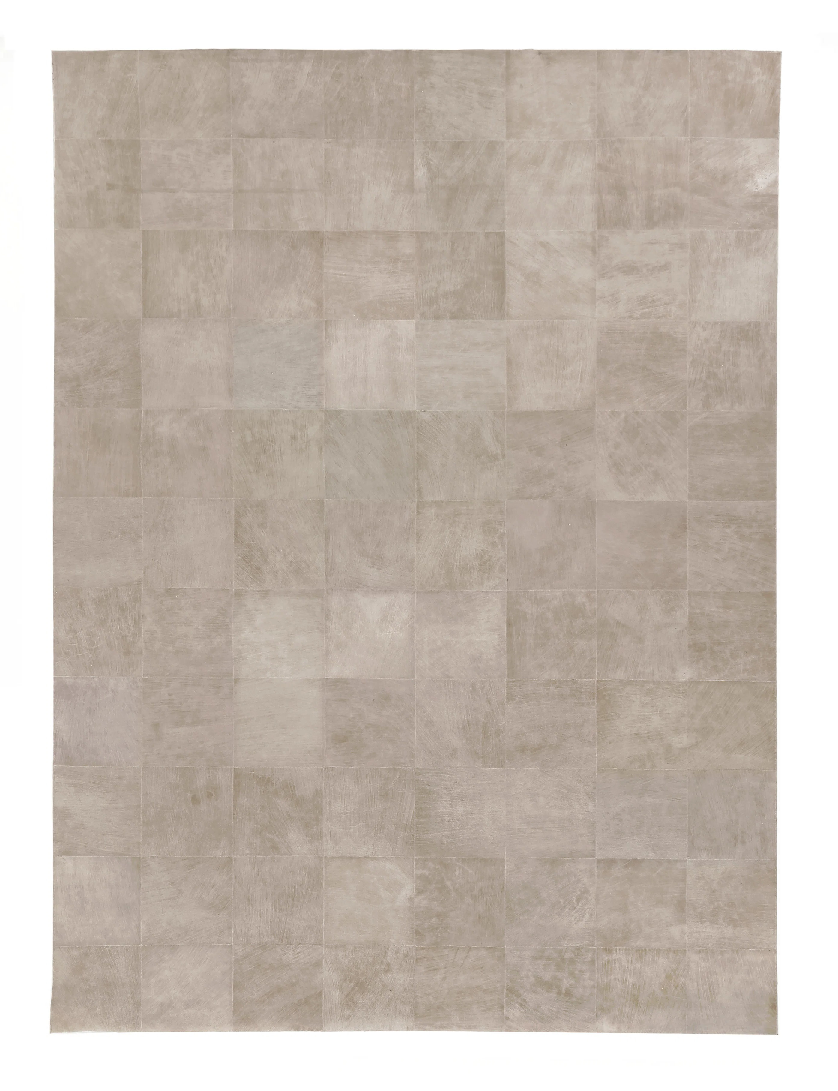 EXQUISITE RUGS Distressed Suede Geometric Handmade Stitched Beige/Gray ...