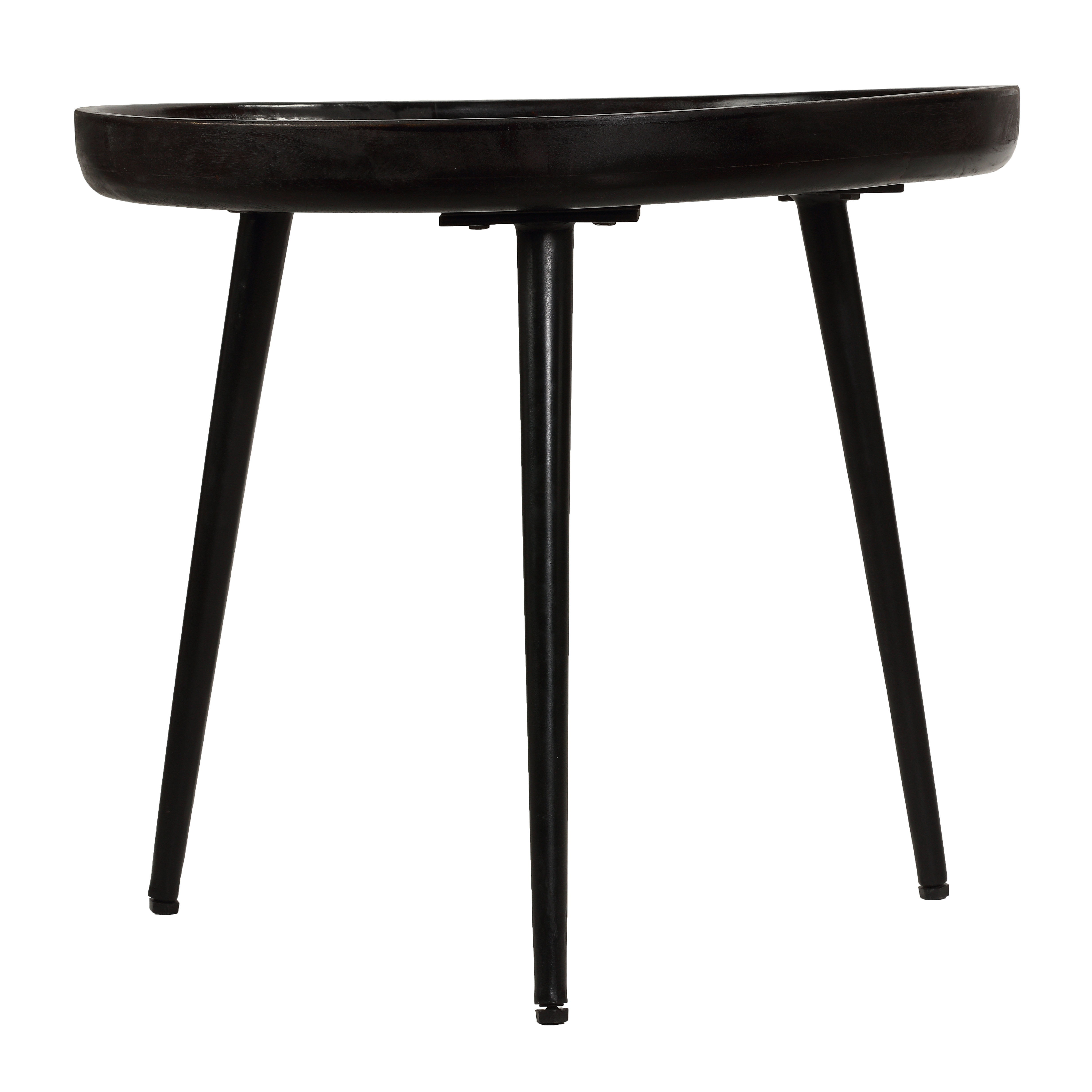 Corrigan Studio® Lakedria 18'' tall Solid Wood Tray Top 3 Legs End ...