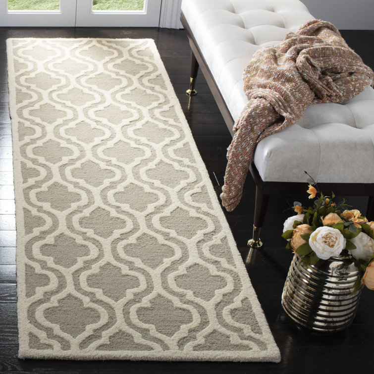Winston Porter Cannen Hand Tufted Wool Geometric Rug & Reviews | Wayfair