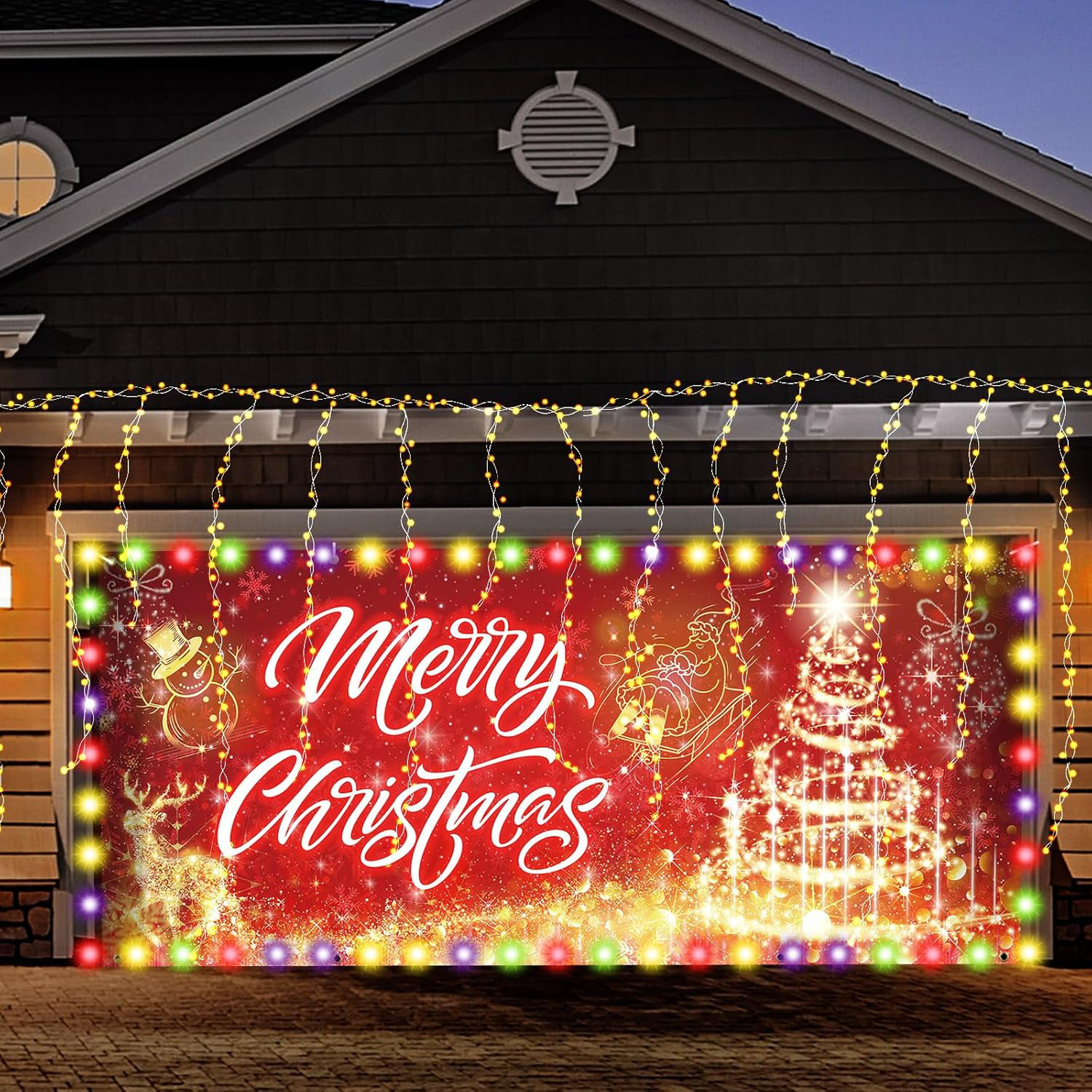 Christmas Lights Banner
