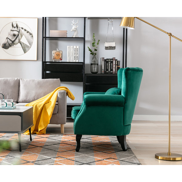 Rosdorf Park Dorava Velvet Accent Chair & Reviews | Wayfair