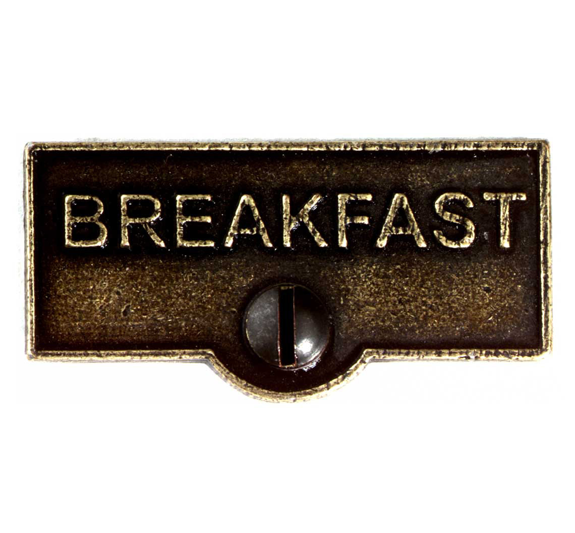 The Renovators Supply Inc. Breakfast Name Signs Labels Switch Plate Tag ...