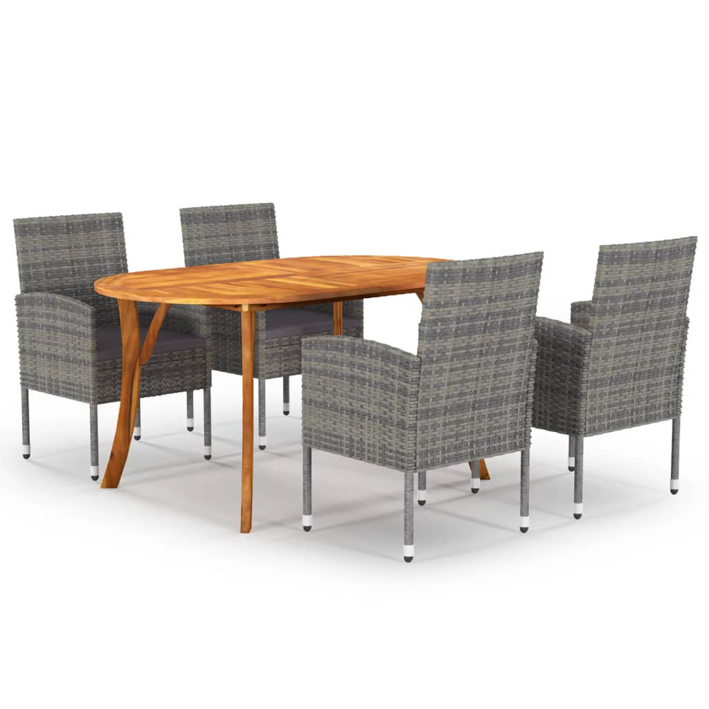 Winston Porter Corey-Leigh Oval 4 - Person 59.06" Long Dining Set with ...