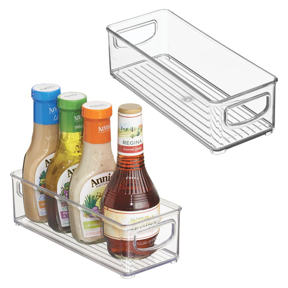 iDesign Plastic Stackable Pantry Bin - Storage Bin with Handles for ...