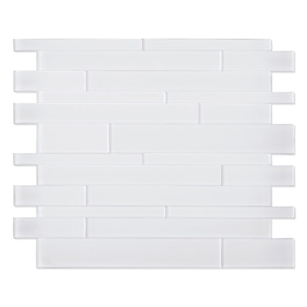 Speed tiles Murano 7.8'' W x 1.26'' L Glass Peel and Stick Mosaic Tile ...