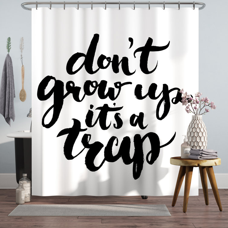 Ivy Bronx Benjamin Shower Curtain with Hooks Included | Wayfair