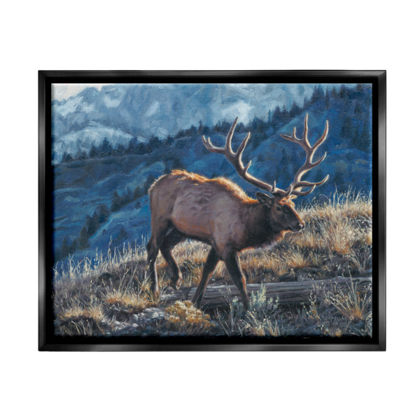 Millwood Pines Au-928-Framed " Cross Country Elk Mountain View " by ...