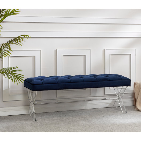Mercer41 Bree Upholstered Bench & Reviews | Wayfair