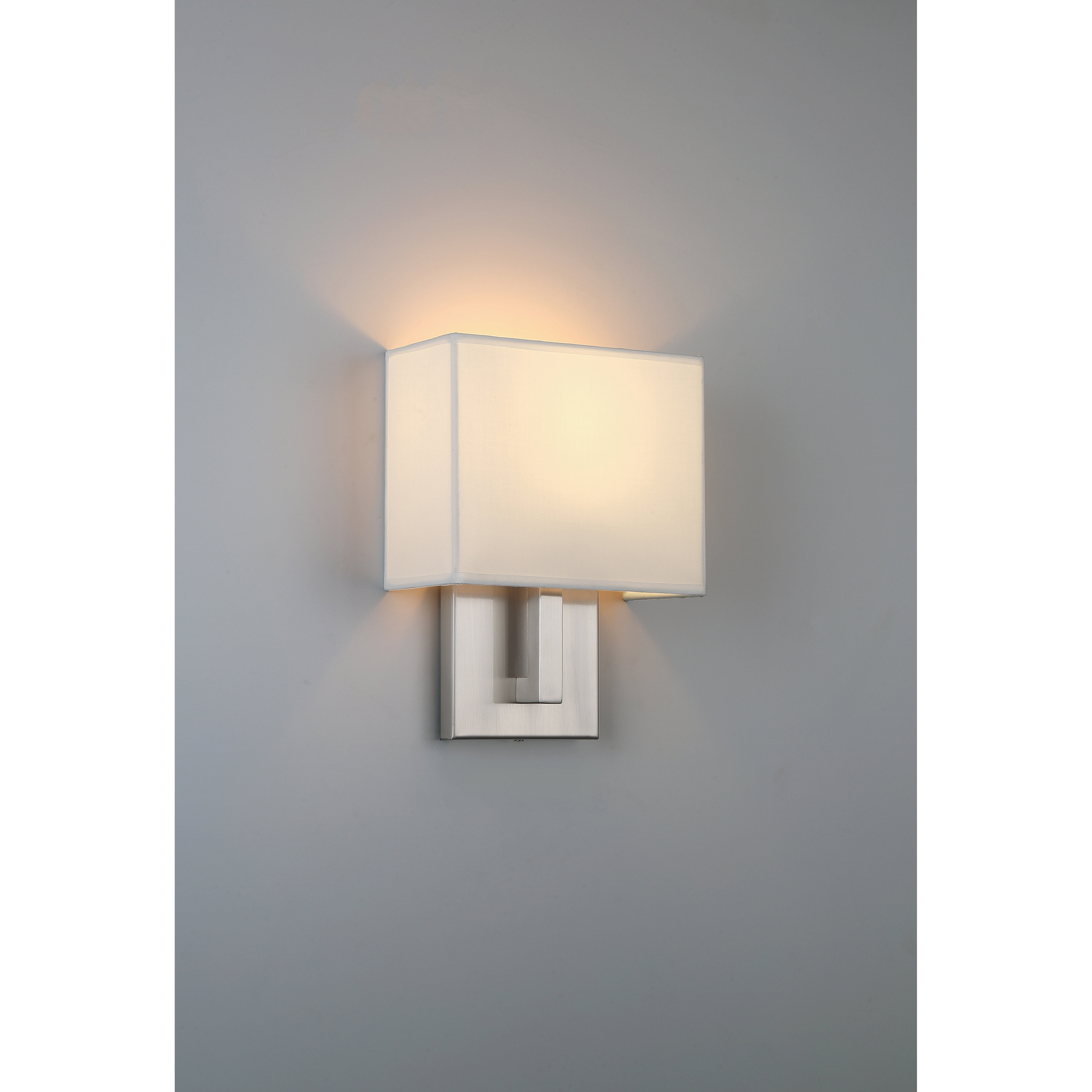 Mercer41 Jaxzen Mid Town 1 Light LED Wall Sconce - Brushed Steel | Wayfair