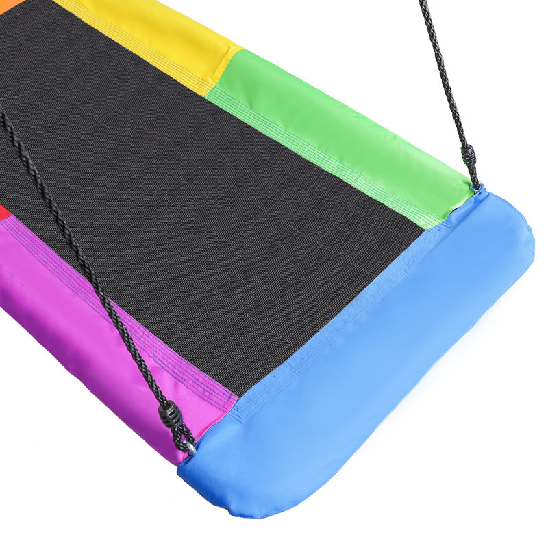 Sorbus Saucer Tree Swing Giant Outdoor Rectangle Platform, Holds up to ...