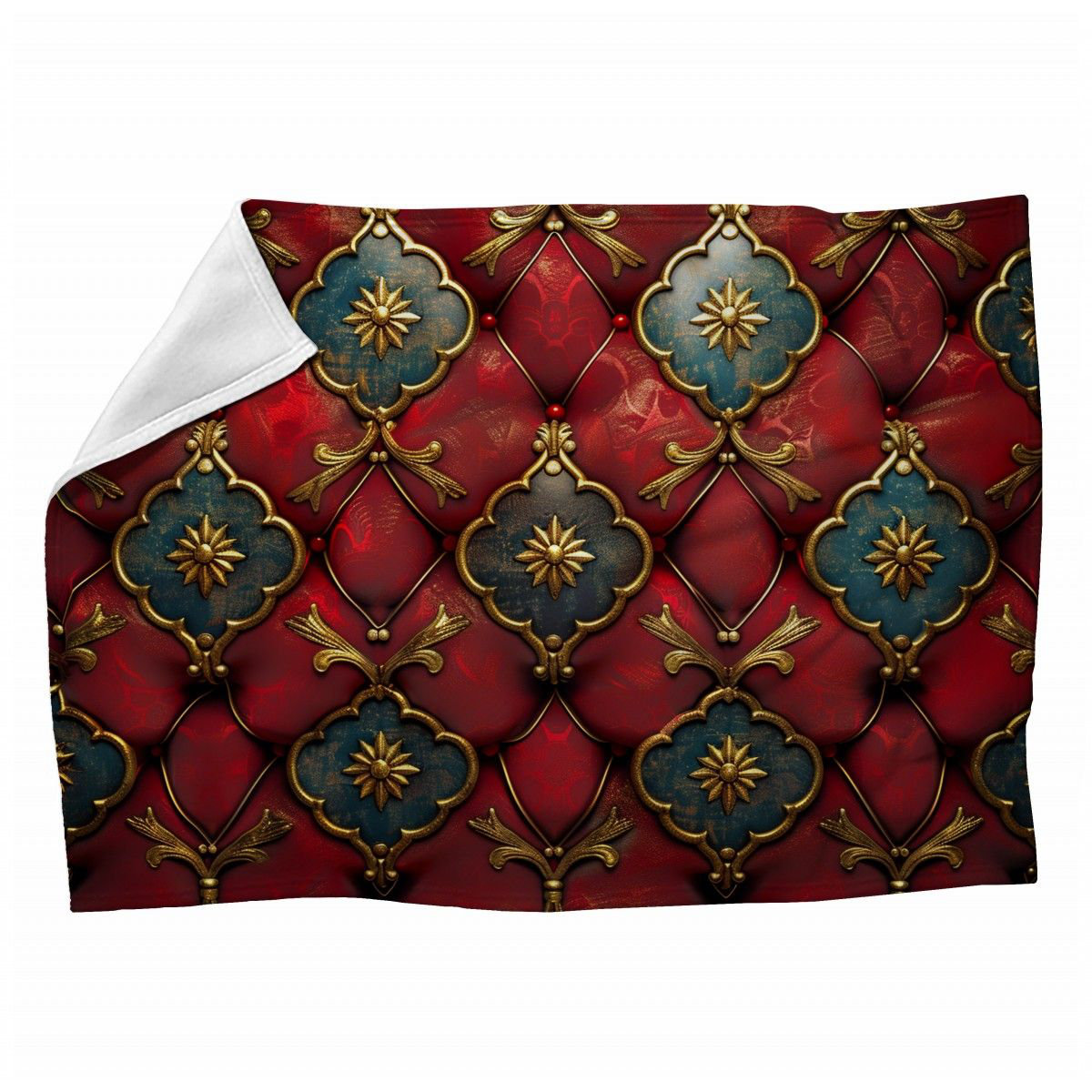 VisionDecor Victorian Fleece Throw Blanket - Decorative Warm Soft ...