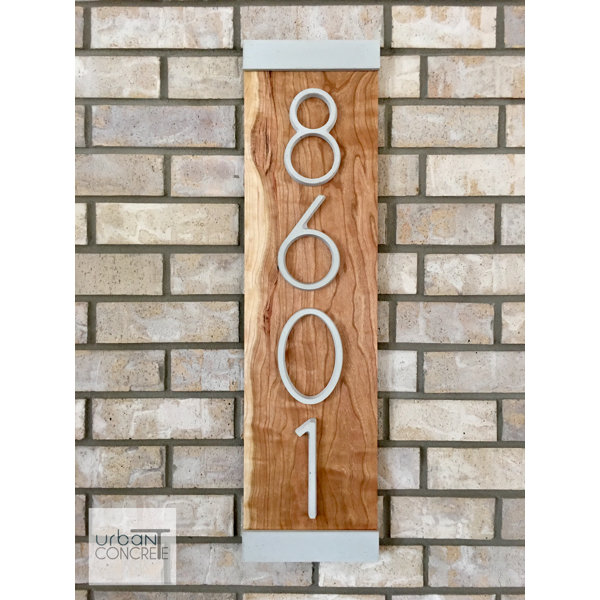 UrbanConcreteDesign Rectangle Wall Plaque - Wayfair Canada
