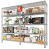 Rebrilliant Marlia Steel Height -Adjustable Storage Rack Heavy Duty ...