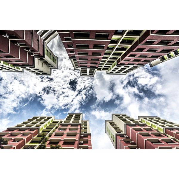 17 Stories Singapore HDB by MagicColors - Wrapped Canvas Print ...