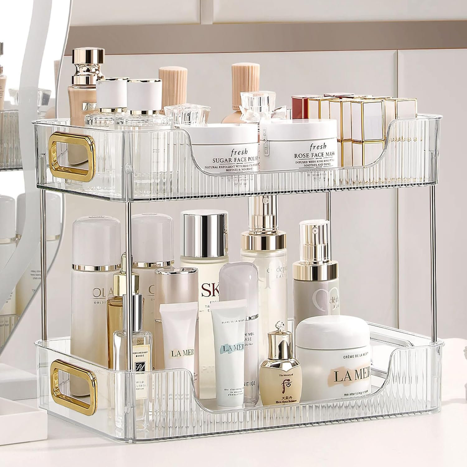 Rebrilliant Otten Metal Makeup Organizer - Wayfair Canada
